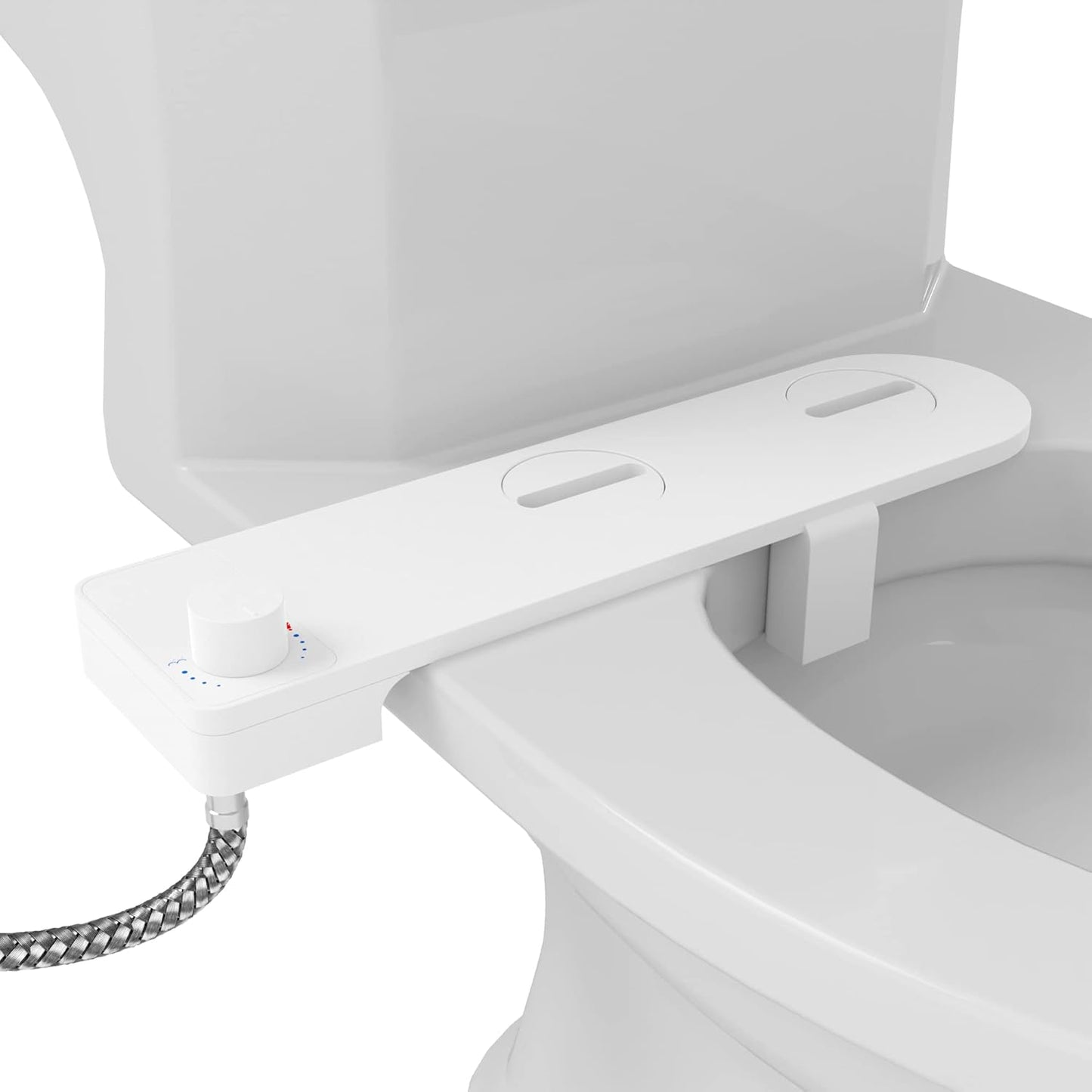 Amazon Basics Non-Electrical Slim Toilet Bidet – Adjustable Water Flow ...